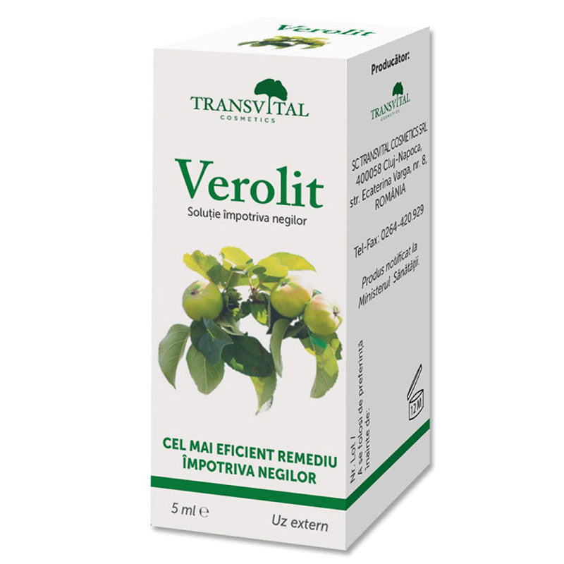 Solution against warts & verruca, Verolit Transvital - 5 ml ...